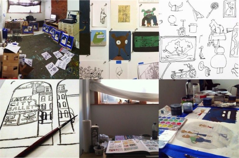 Inside the Studio with Tim Miller, Author-Illustrator of Moo Moo in a ...