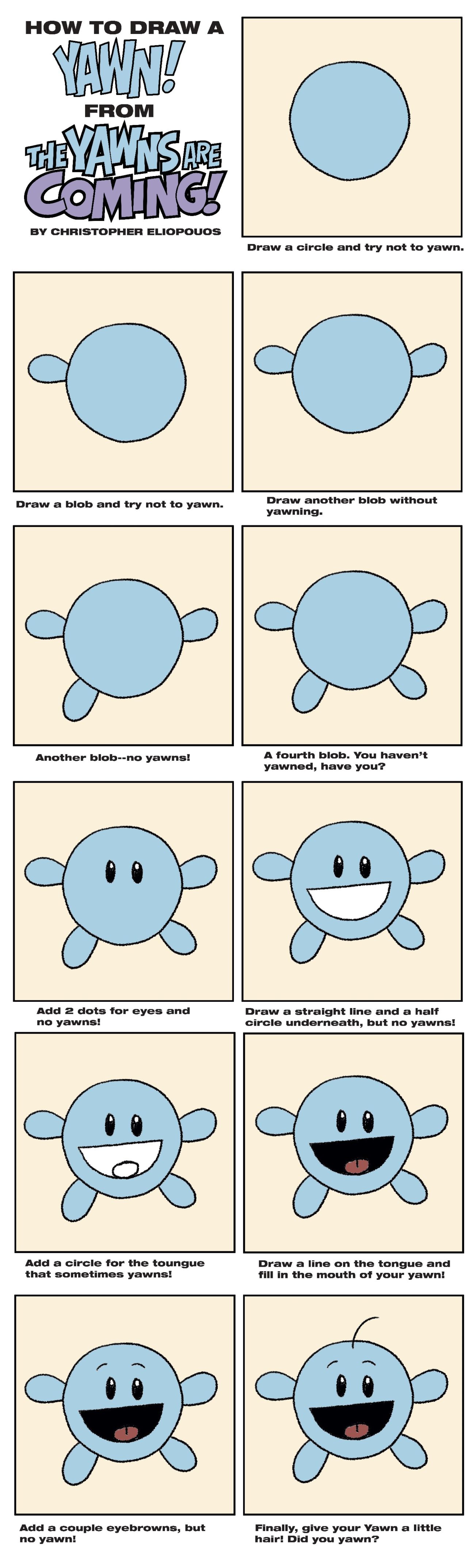 Learn to Draw with Christopher Eliopoulos, Illustrator of The Yawns Are ...