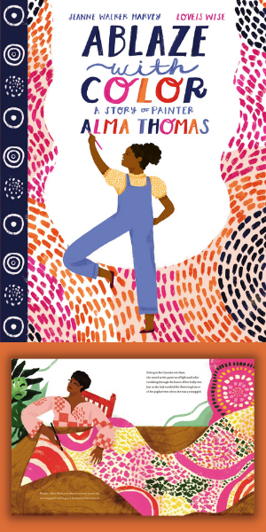 Ablaze with Color Email Banner | The Children's Book Review